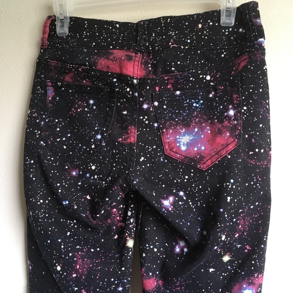 Blackheart | Jeans | Blackheart Stretch Super Skinny Black Galaxy Print ...